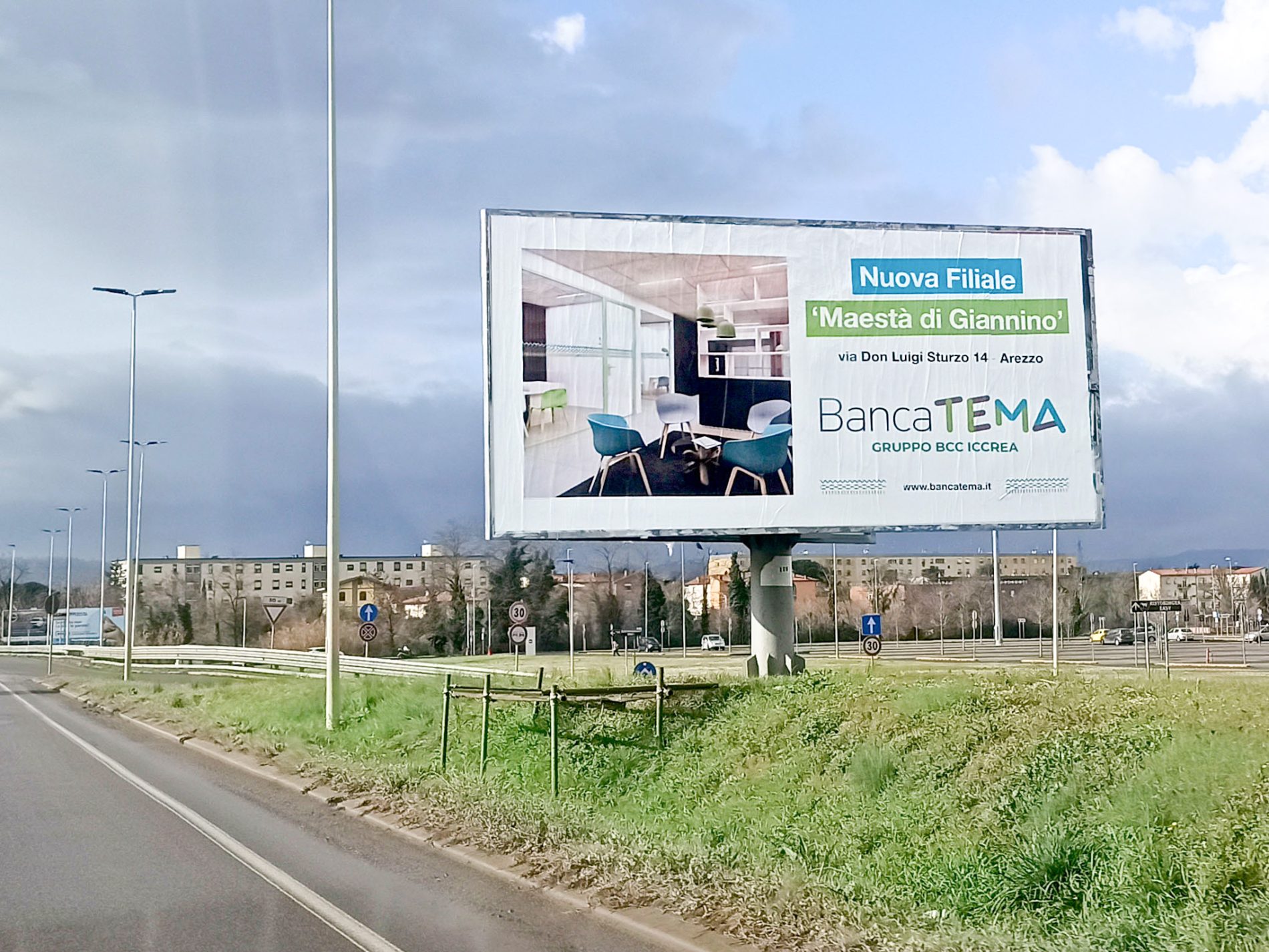 Grafica poster 6x3 per Banca Tema - Atlantide ADV